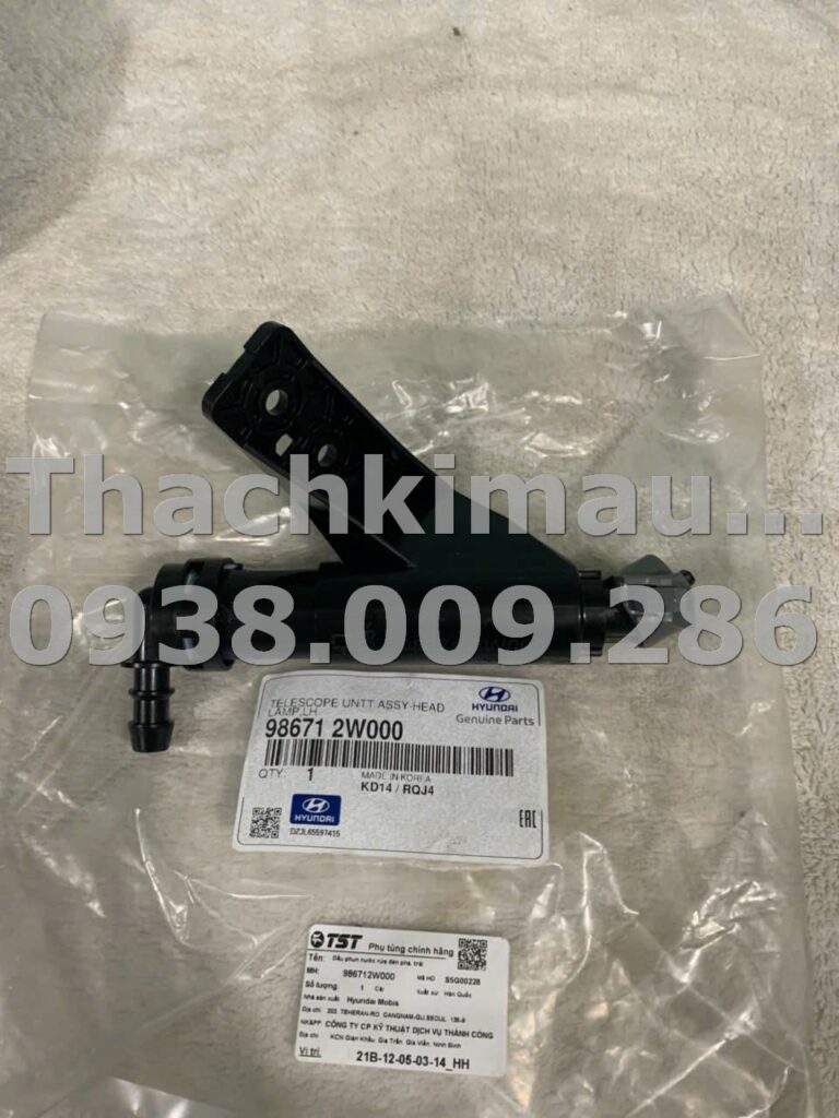 Đầu phun nước rửa đèn pha, trái Hyundai Santafe 2012 - Thạch Kim Auto